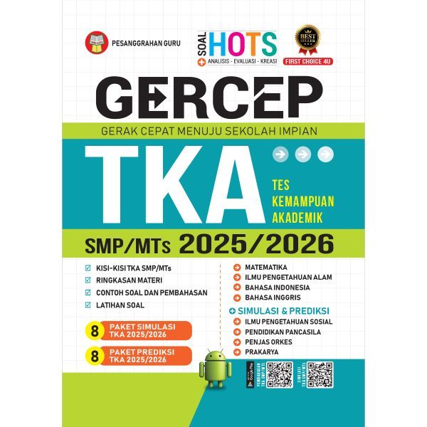 Gramedia - Gercep TKA (Academic Ability Test) SMP/MTS 2025/2026 ...