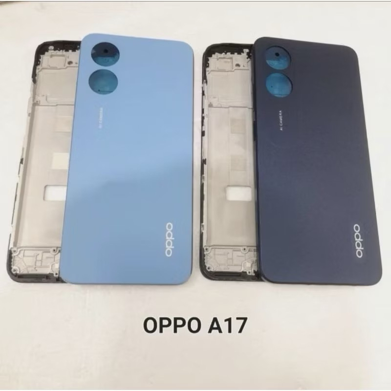 Tombol Backdoor Fullset Housing Case เคสหลัง + กรอบ LCD OPPO A17 ...