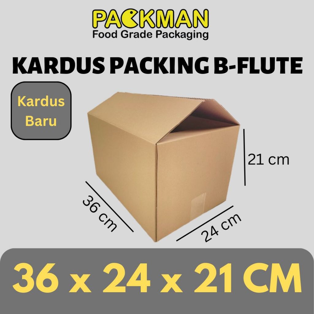 CARDBOARD PACKING 36x24x21 cm / CORRUGATED B-FLUTE CARTON BOX / ONLINE ...