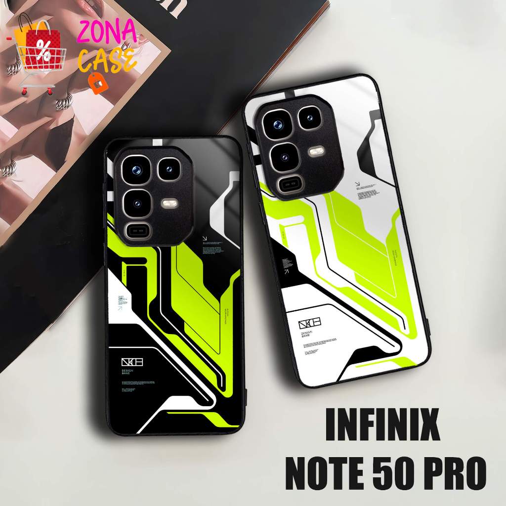E1038 SOFTCASE GLASS SHINE INFINIX NOTE 50 PRO HOT 50 PRO 4G HOT 50 PRO ...