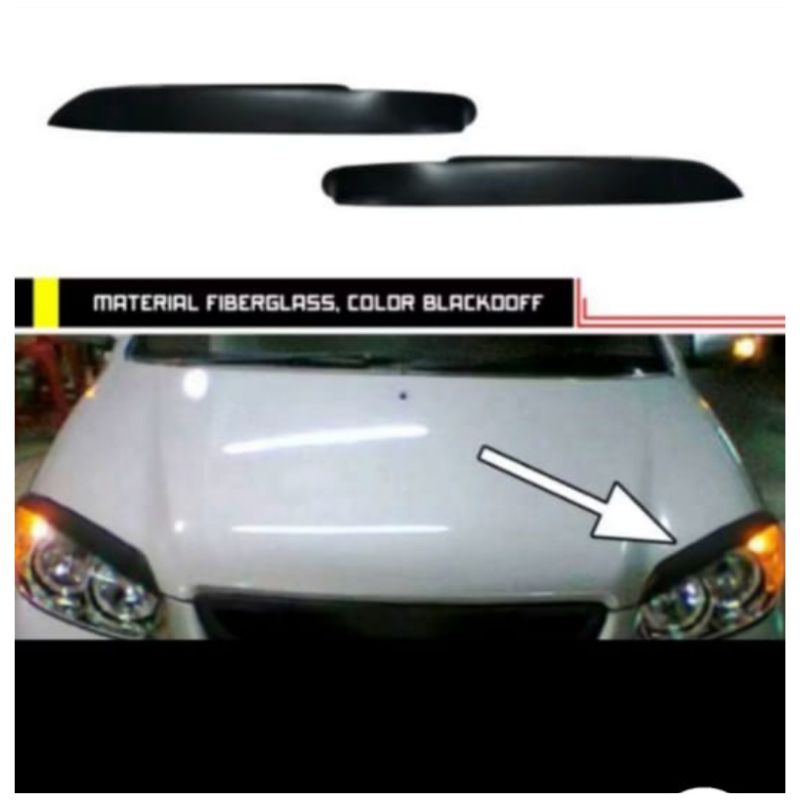 VIOS GEN 1 HEADLAMP EYEBROWS | Shopee Thailand