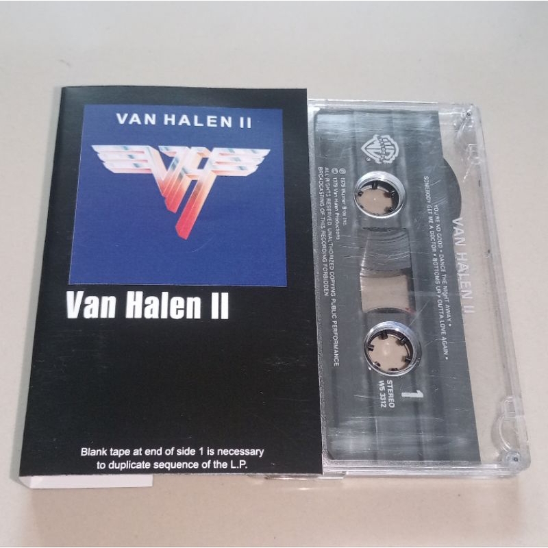 Van Halen Cassette - II (COVER REPRO ORI CONTENTTS) | Shopee Thailand