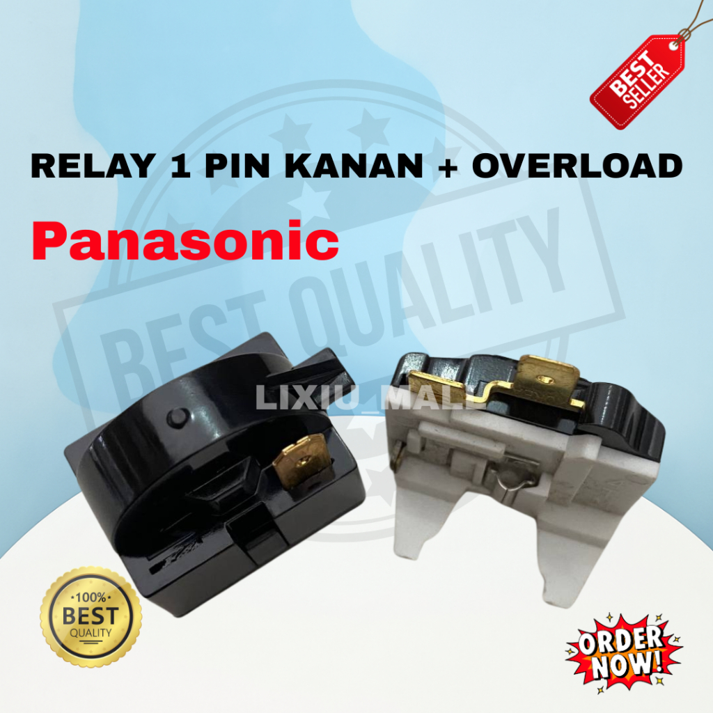 PANASONIC REFRIGERATOR PTC RELAY 1 RIGHT PIN | รถสตาร์ท DURABLE ...