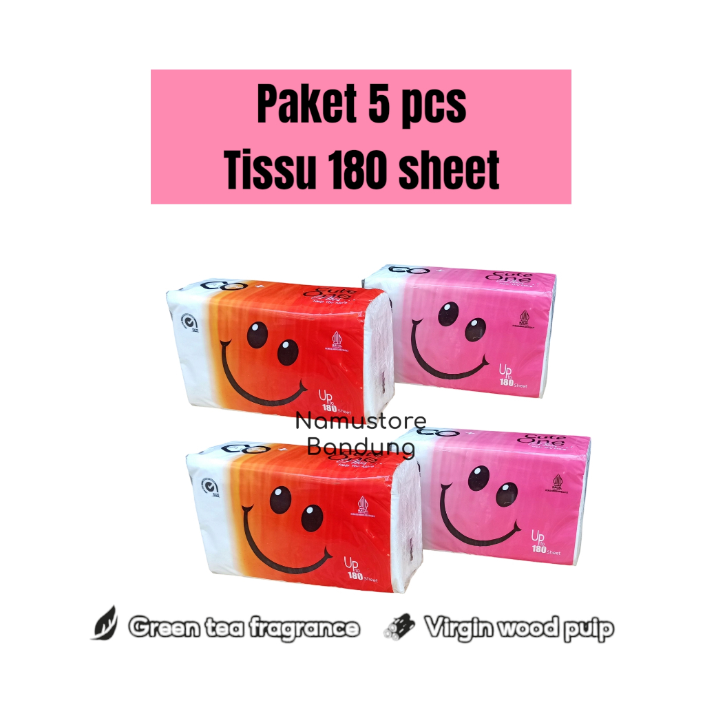 TISSUE !!!SAVE PACKAGE 5 ชิ้น ทิชชู่ 180 แผ่น/2 ชั้น น่ารัก - ราคารีติล ...