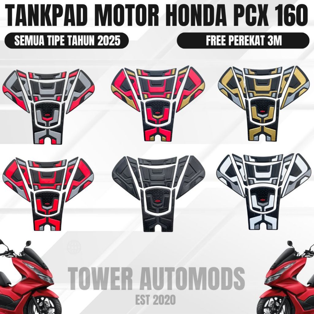 ใหม่ล่าสุด Honda PCX 160 Motorcycle Tankpad / Honda Motorcycle ...