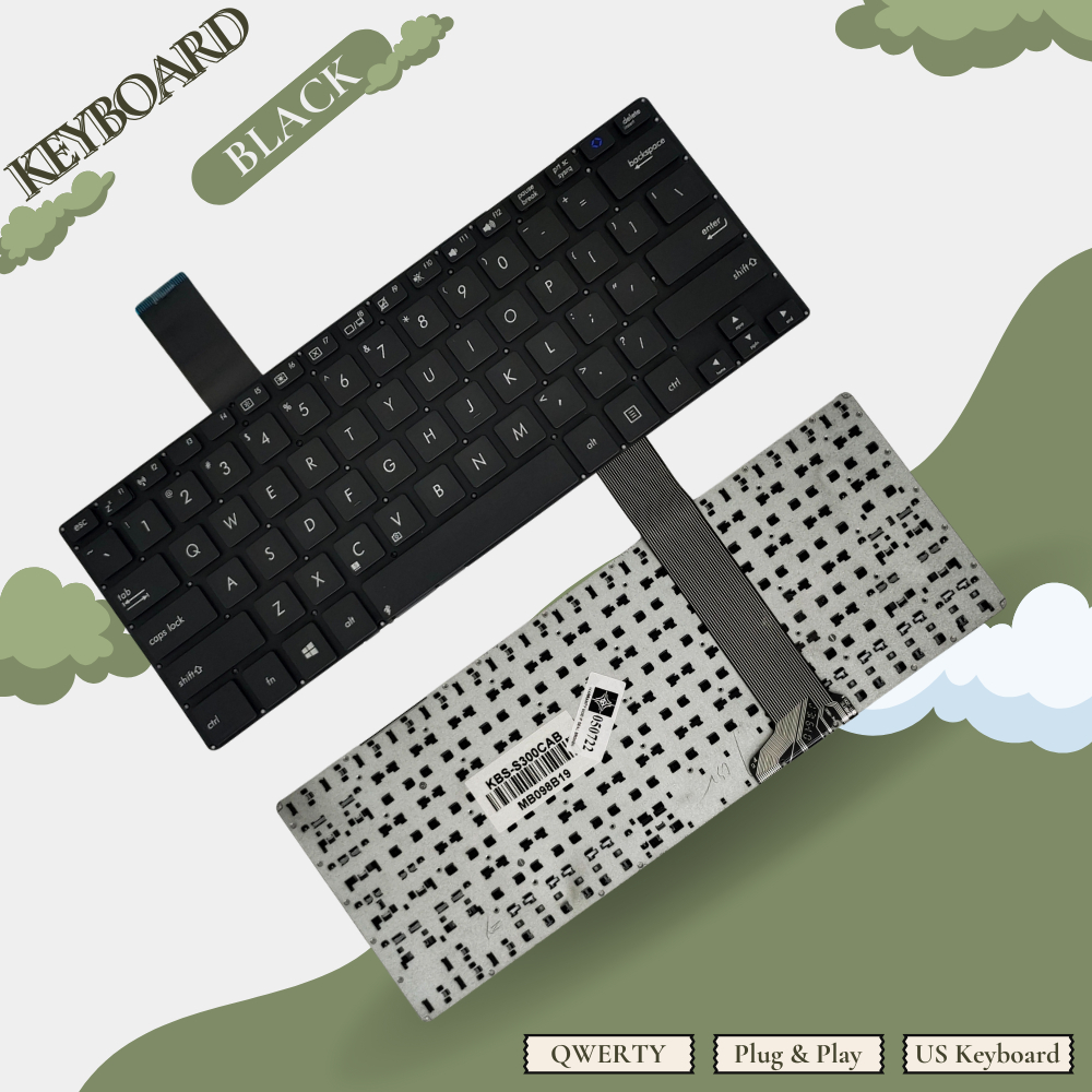 คีย์บอร์ด Asus Vivobook S300 S300C S300CA คุณภาพดีที่สุด - GUARANTEEE ...