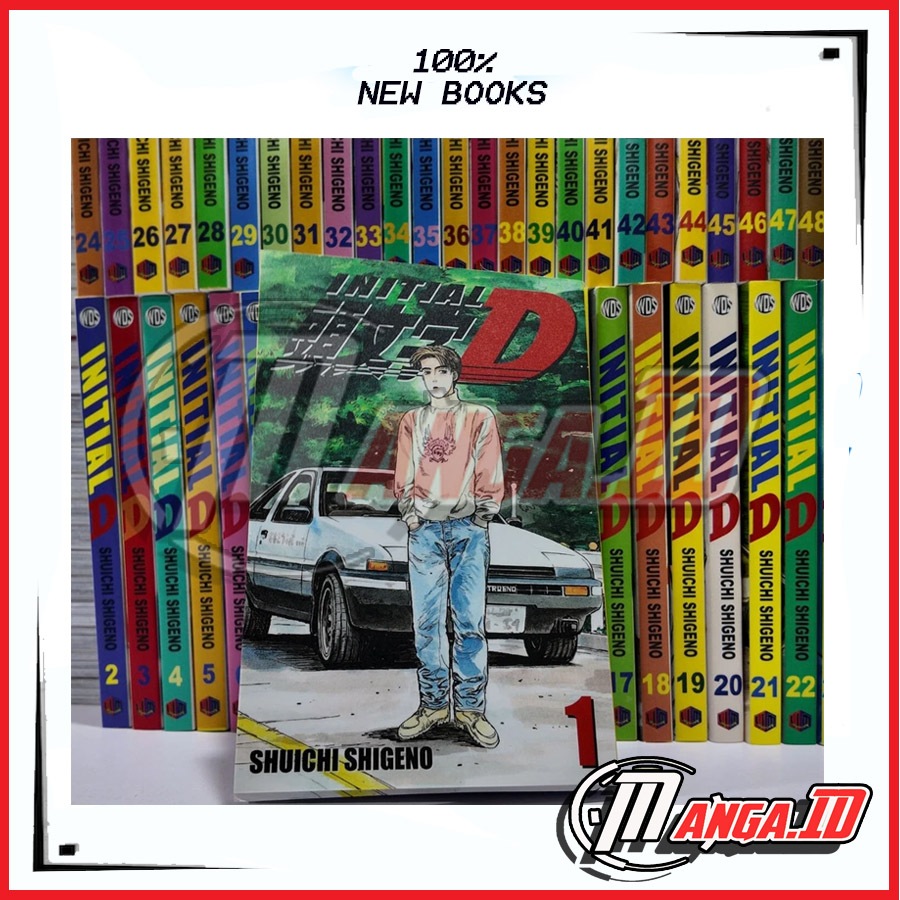 มังงะ: Initial D Vol 1-48 โดย Shuichi Shigeno | Shopee Thailand