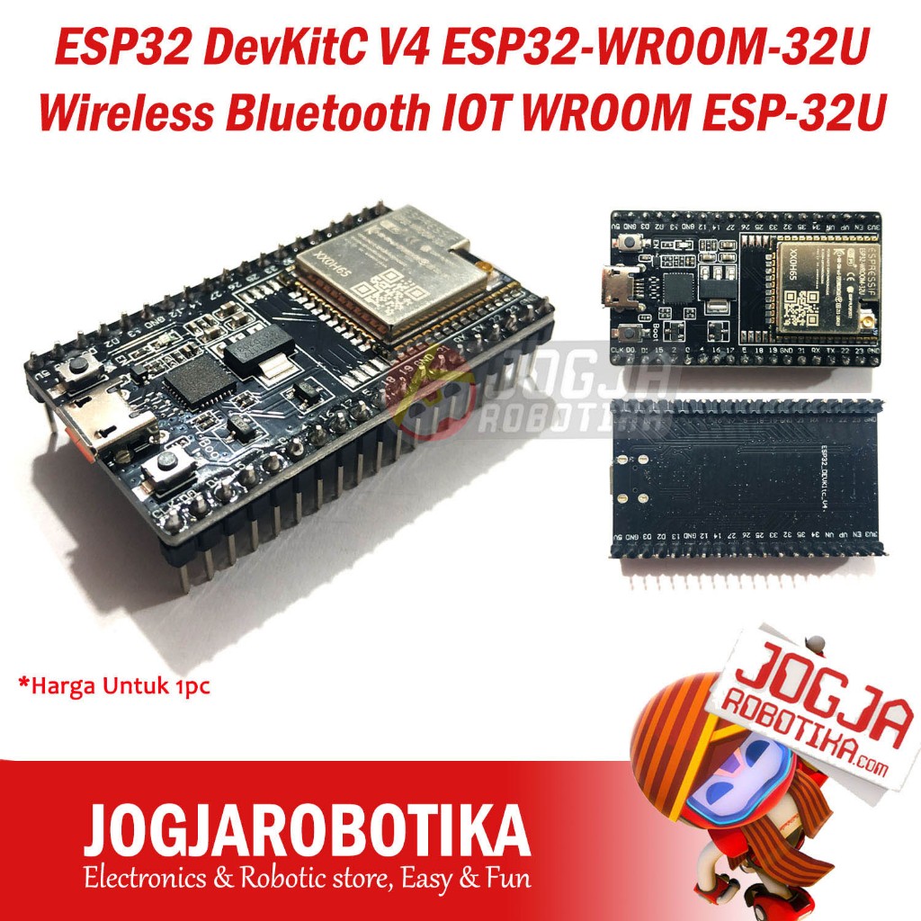 ESP32 DevKitC V4 ESP32-WROOM-32U บลูทูธไร้สาย IOT WROOM ESP-32U | Shopee Thailand