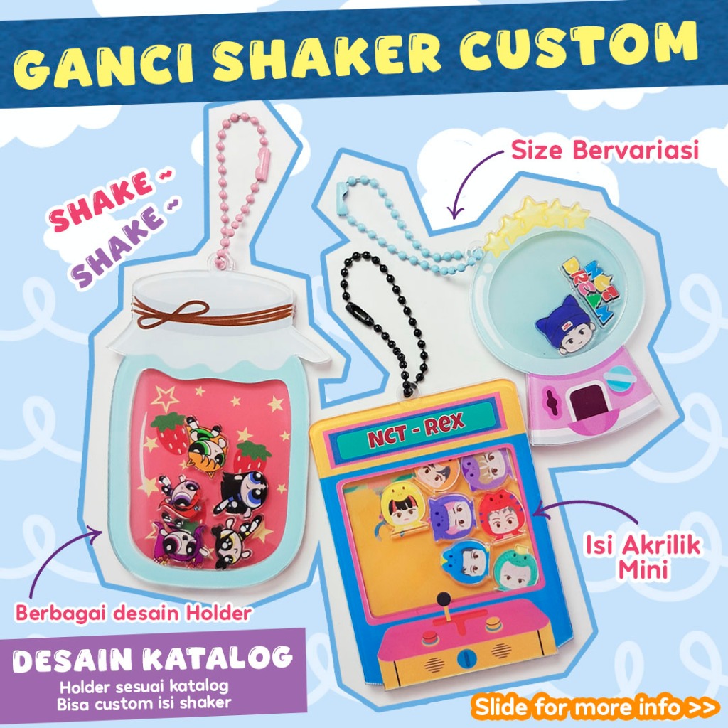 GANTUNANG CUSTOM SHAKER GANCI / THICK SHAKE KEYCHAIN / พวงกุญแจพวงกุญแจ ...