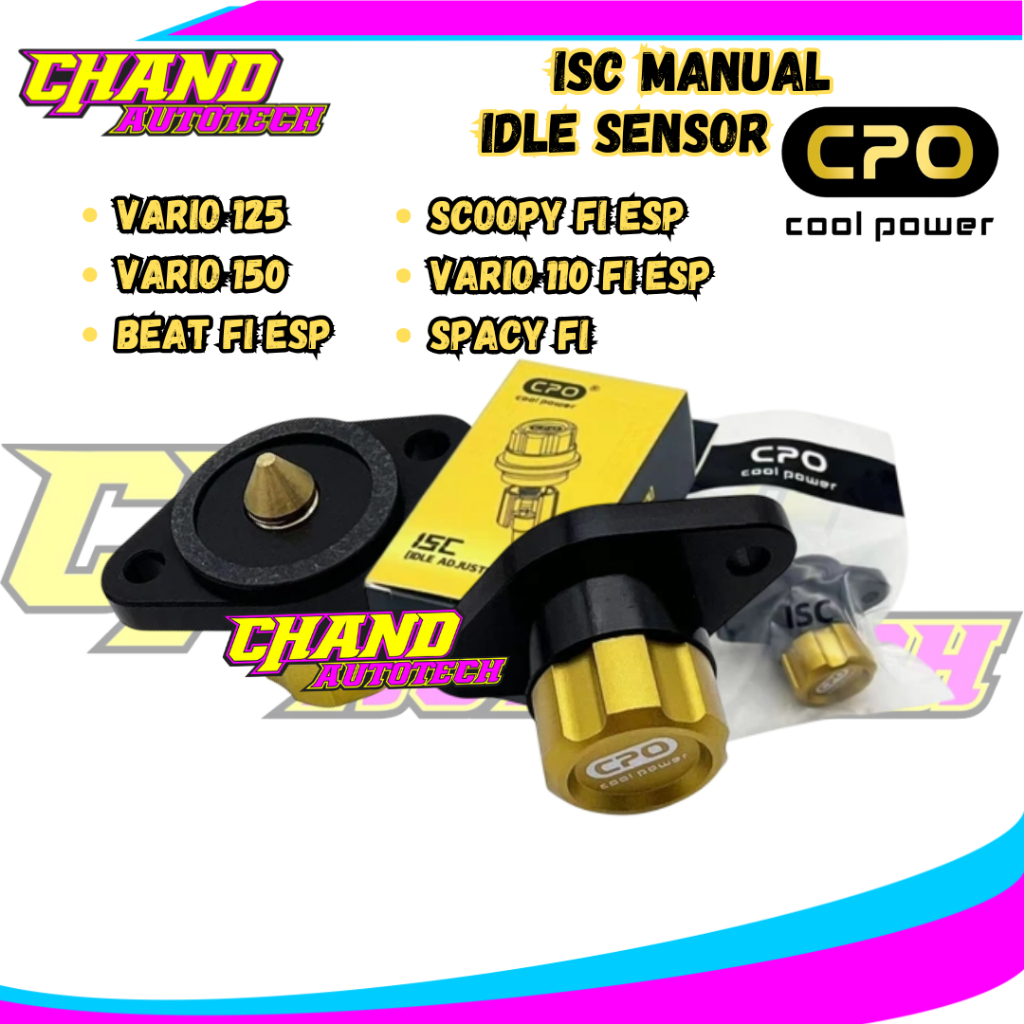 ISC คู่มือ CPO Vario Beat Fi ESP Genio IDLE สกรูเซนเซอร์การตั้งค่า ...