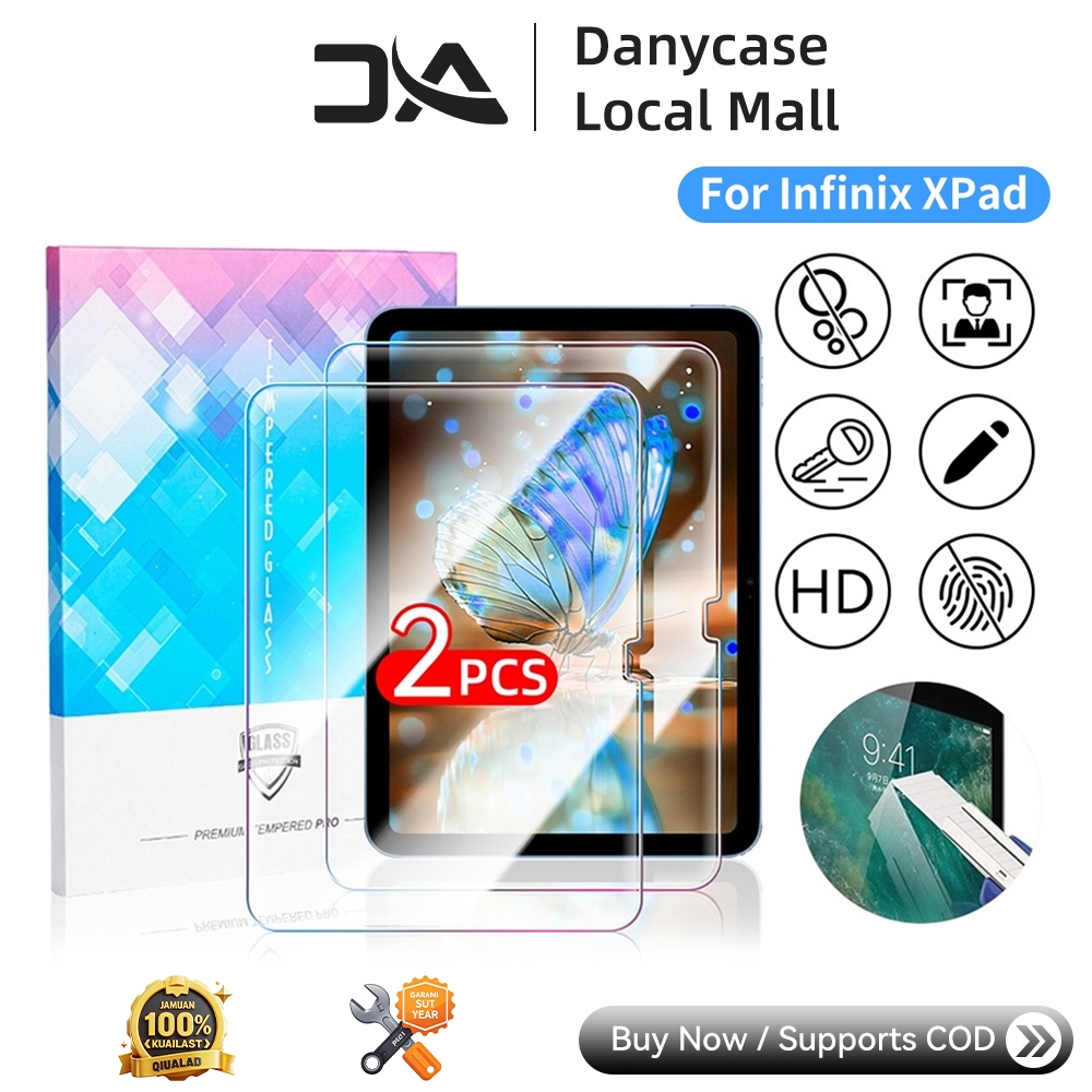 DANYCASE 2 แผ่น Infinix XPad กระจกนิรภัยป้องกันรอยขีดข่วนลายนิ้วมือสําหรับ 11 นิ้ว Ultra Clear ...