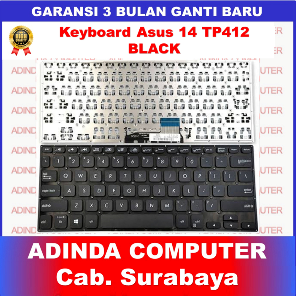 คีย์บอร์ด Asus Vivobook Flip 14 TP412 TP412 TP412UAR TP412FAC TP412J ...
