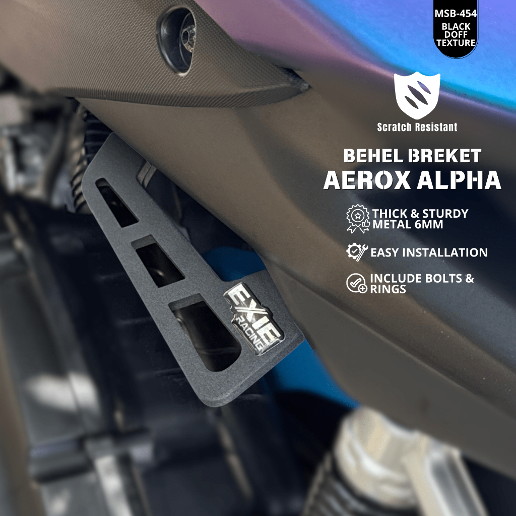 Aerox Alpha Turbo 2025 Stirrup Bracket - ขายึดมอเตอร์ไซค์ Exie Art | Shopee Thailand
