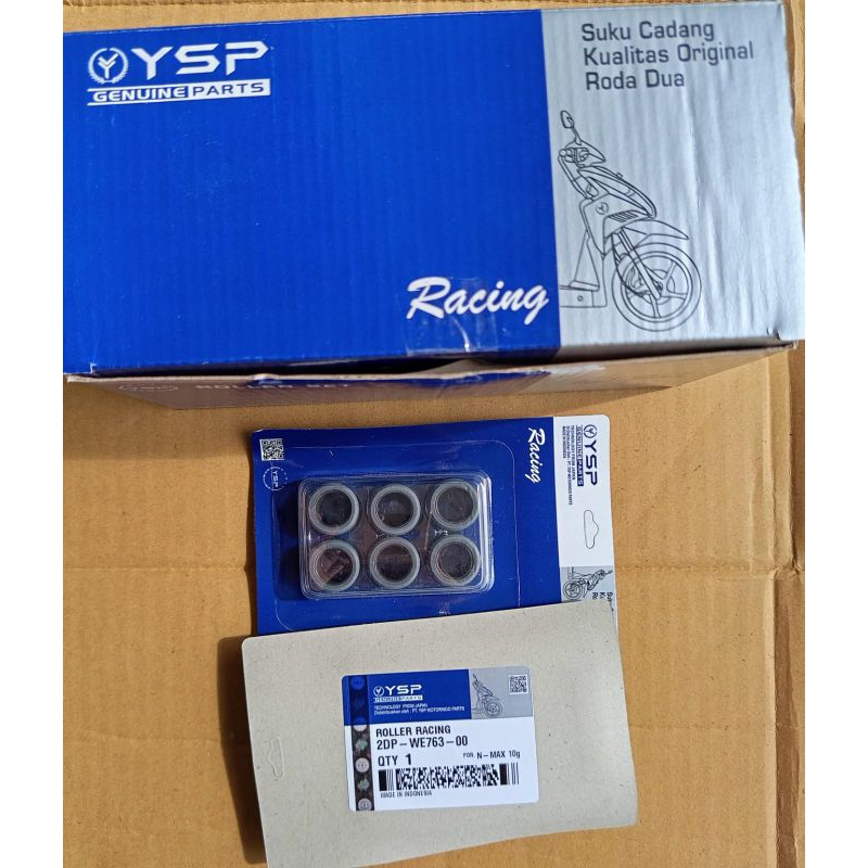 WHOLESALE (YSP) (ราคาต่อ 3 ชุด) ROLLER RACING NMAX 10 GRAM 2DP (FCC ...