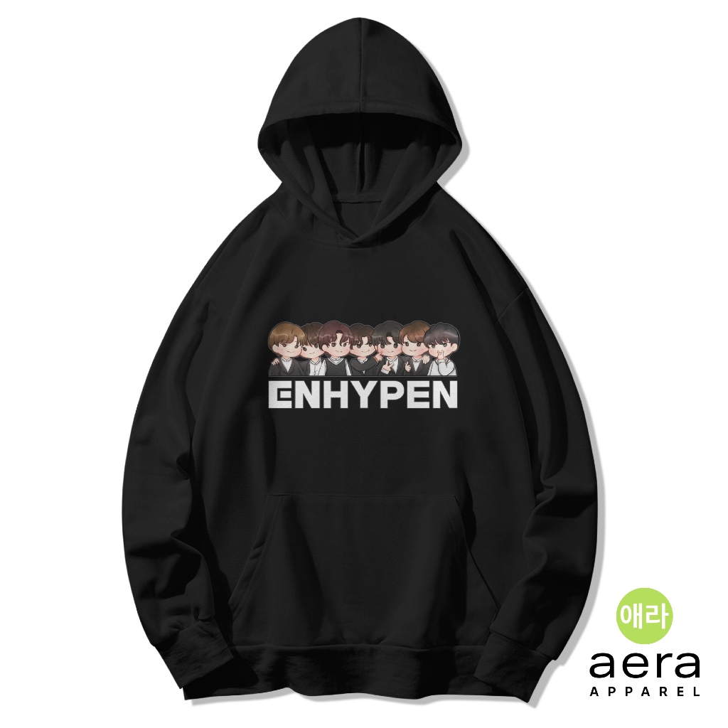 Enhypen K-pop Chibi Group 2 เสื้อแจ็คเก็ตมีฮู้ด | Shopee Thailand
