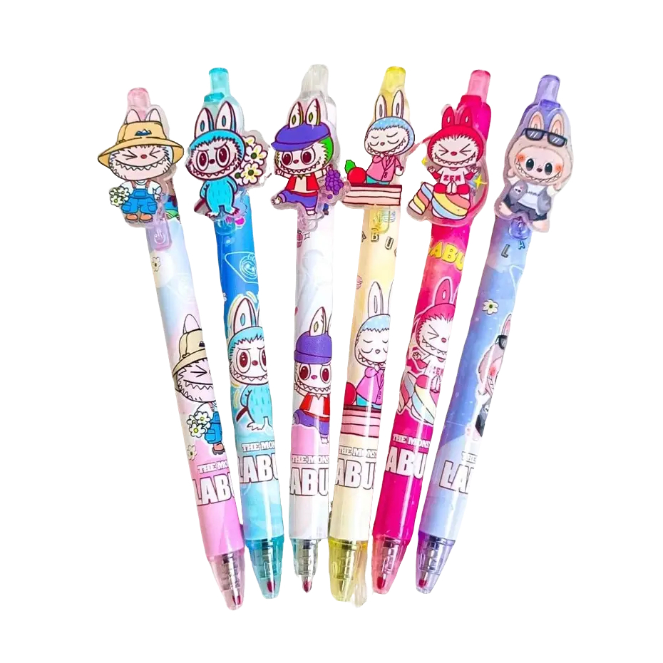 Labubu Gel Pen Cute Labubu Acrylic Shallow Pen Labubu Acrylic ...