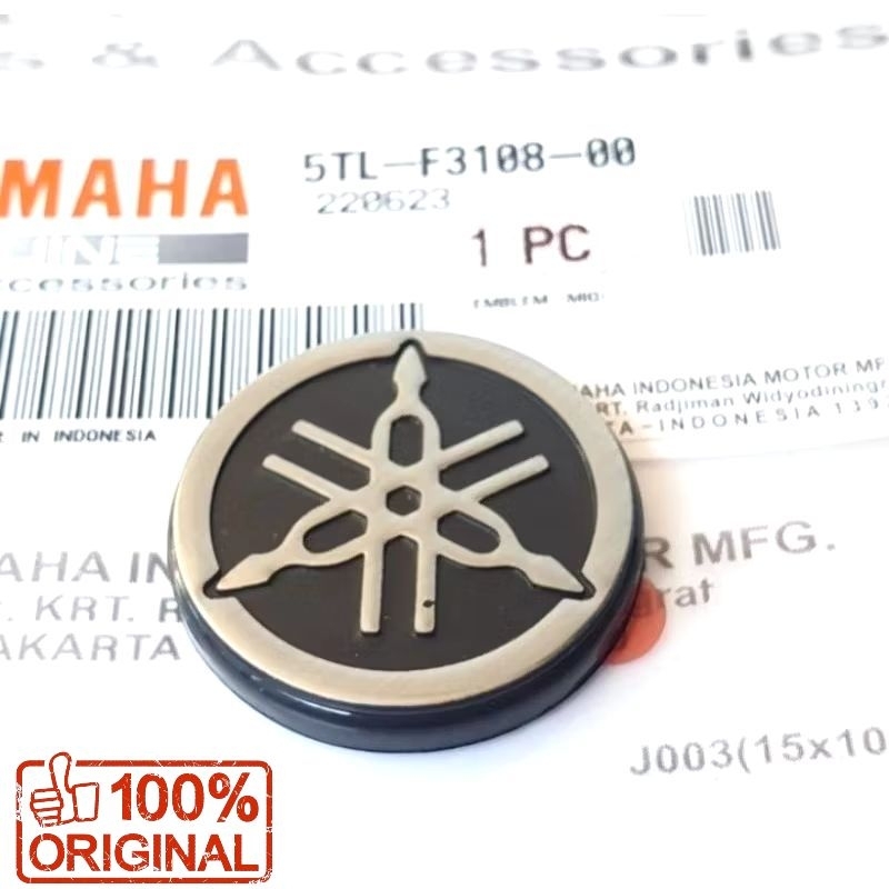 Silver Mio Smile Sporty Front Panel Emblem 5TL-F3108-00 | Shopee Thailand