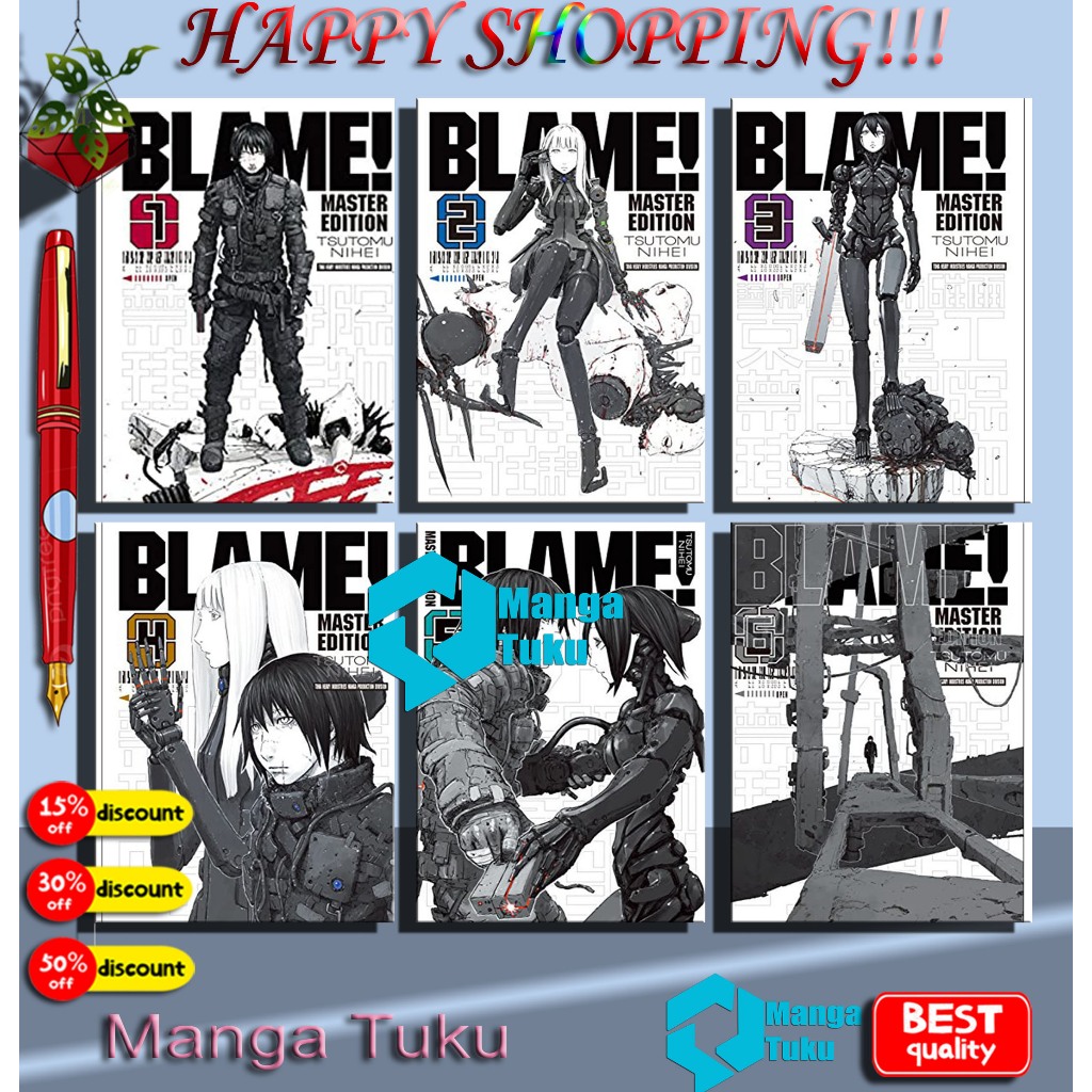 การ์ตูนมังงะ: BLAME! Master Edition vol 1-6 โดย Tsutomu Nihei | Shopee ...