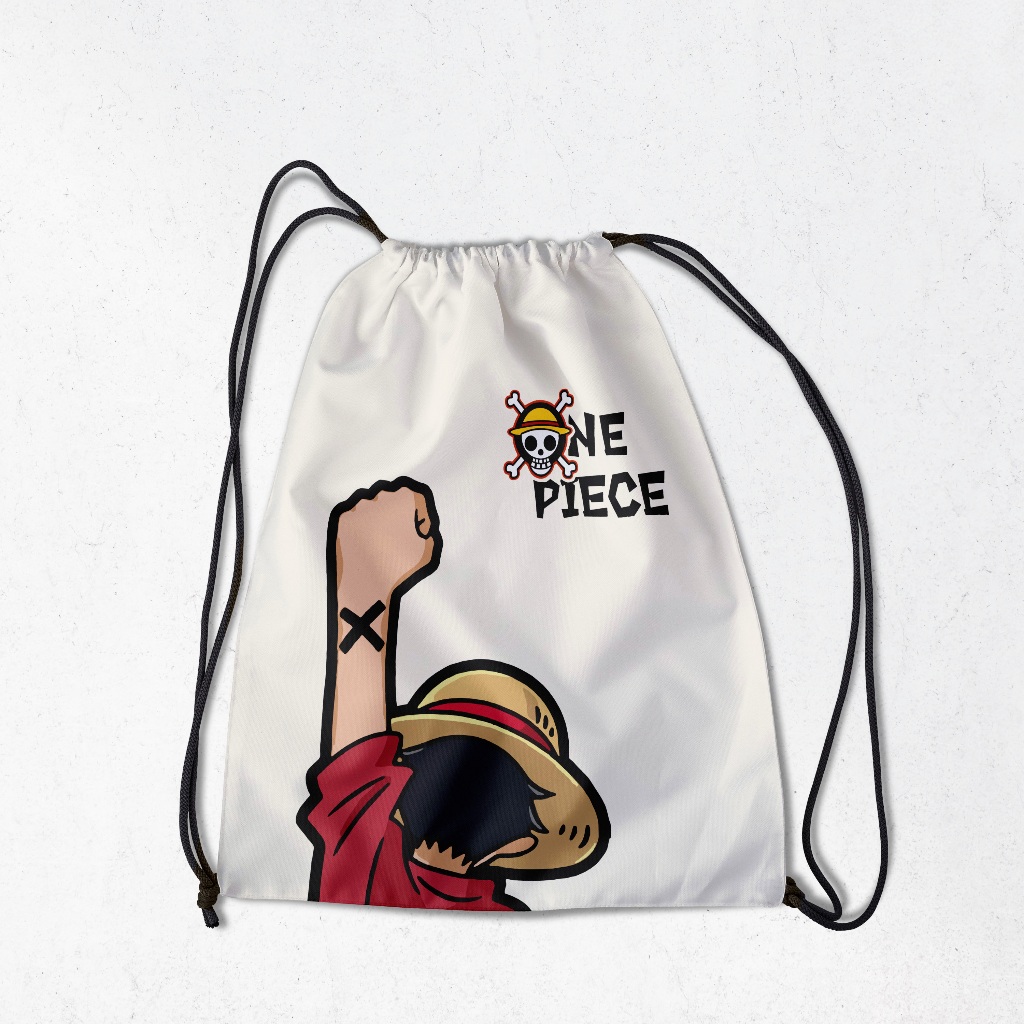 One Piece Luffy-X String Bag กระเป๋าหูรูด | กระเป๋าหูรูดเด็กชาย ...