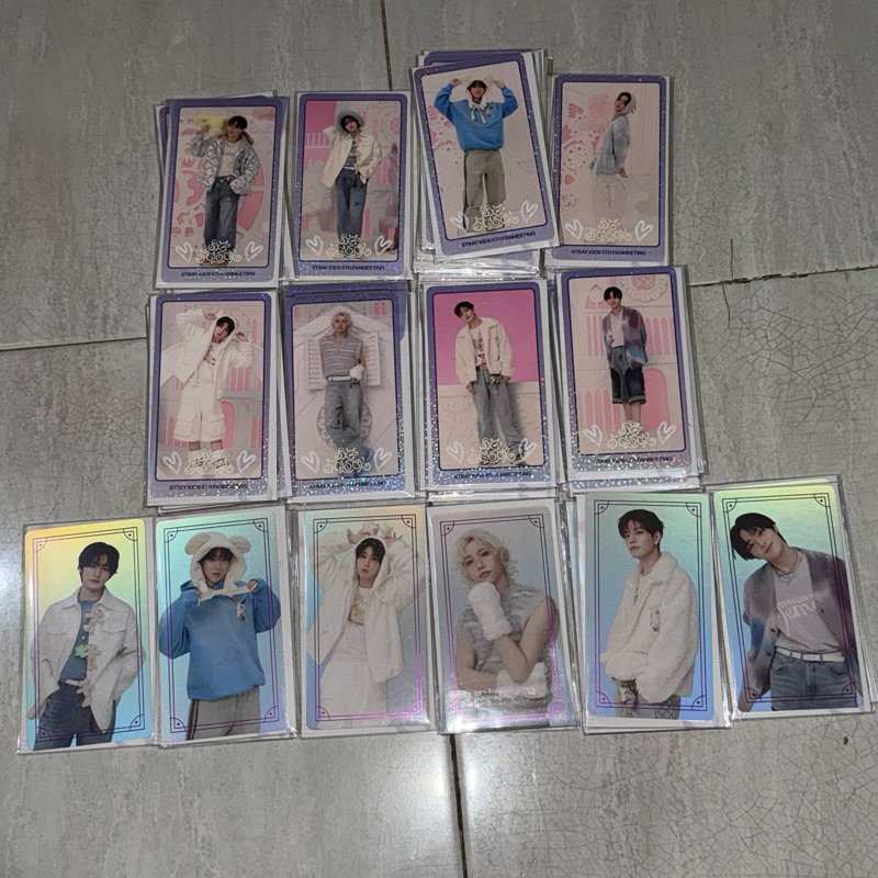 STRAY KIDS SPEACIA TRADING CARD 5 OCLOCK 5TH FAN MEEDING MD | Shopee ...