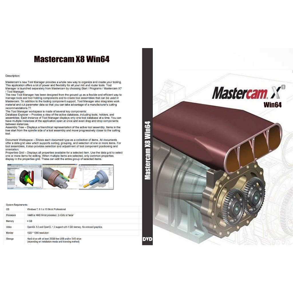 ดีวีดี Mastercam X8 Win64 | Shopee Thailand
