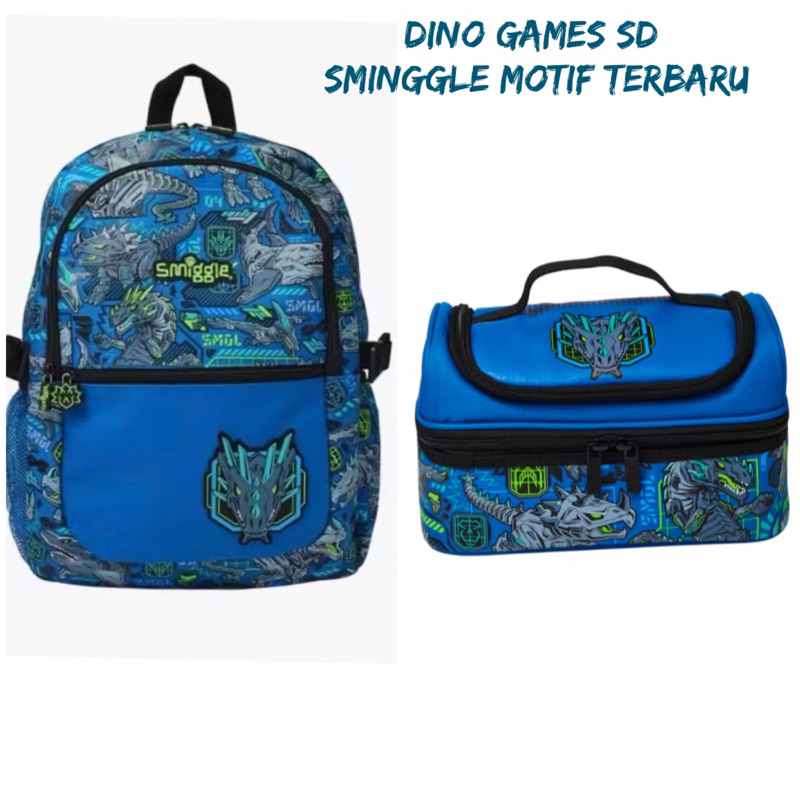 NEW SMIGGLE BACKPACK SD DINO BLUE | Shopee Thailand