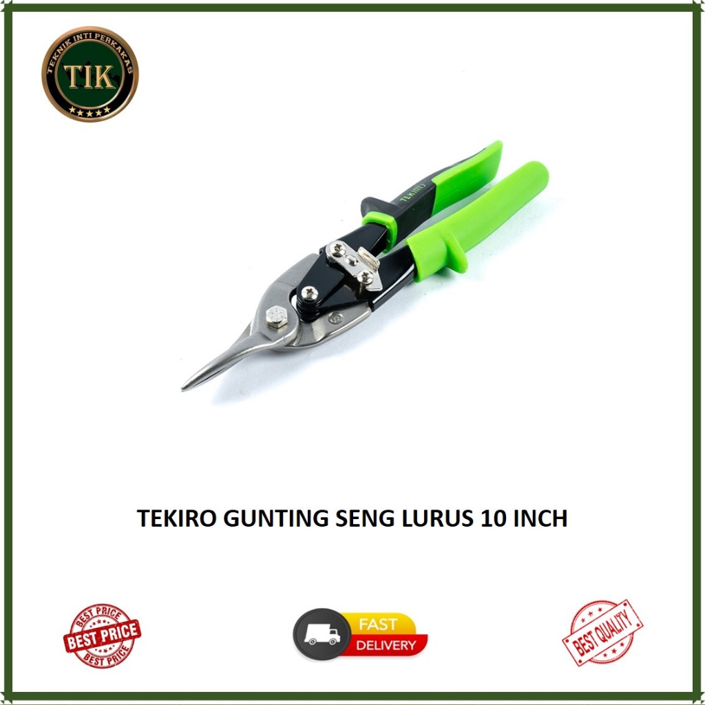 Tekiro Zinc Scissors Type ตรงขนาด 10 นิ้ว Holo Iron Scissors | Shopee ...