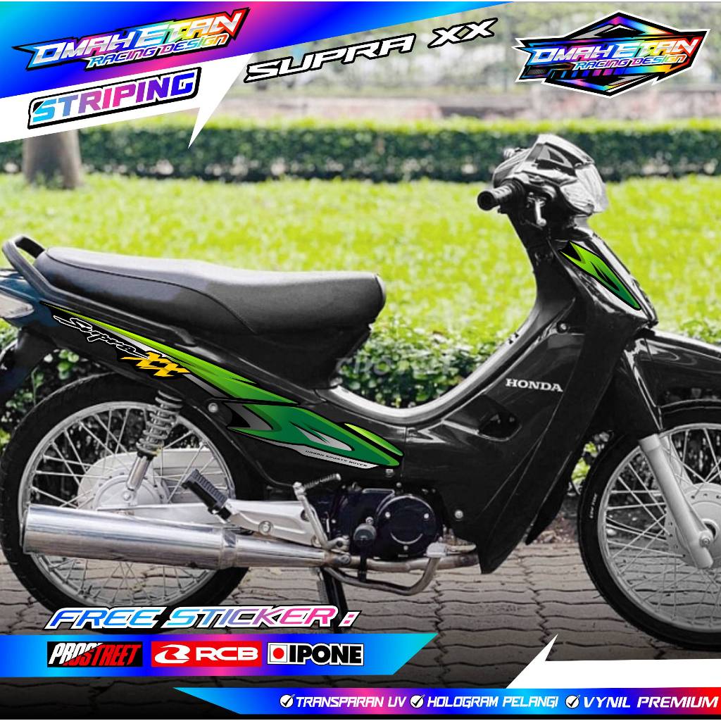 HONDA SUPRA XX MOTORCYCLE VARIATION STRIPING / HONDA SUPRA XX LIST ...