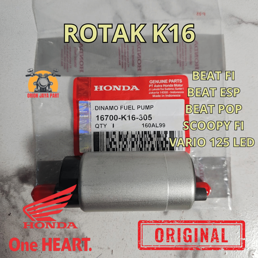 ROTAK FUELPUMP BeAT Fi BeAT ESP SCOOPY Fi VARIO 110 Fi 125 INJECTION ...