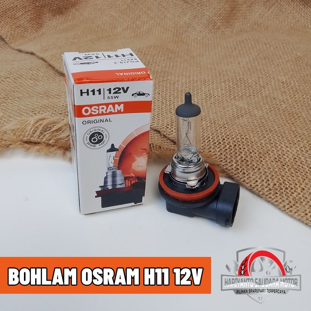 หลอดไฟ OSRAM H11 12V 55W ดั้งเดิม | Shopee Thailand