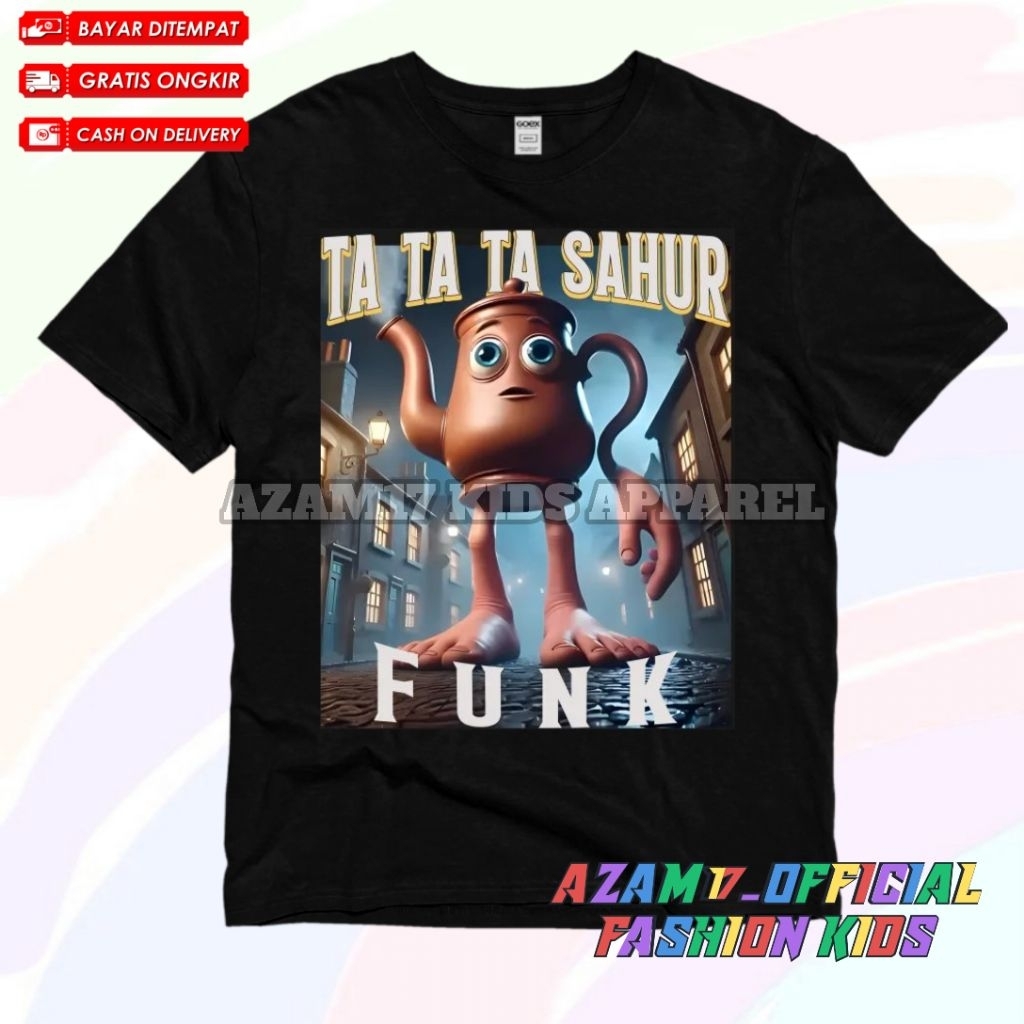 เสื้อยืดเด็ก Anomali Brainrot ล่าสุด Sahur Funk Tata ชื่อฟรี / เสื้อยืด ...