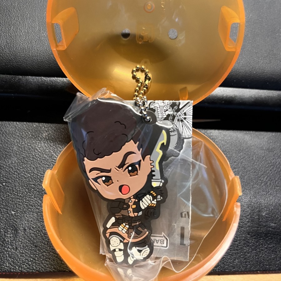 Apex Legends Bangalore Rubber Keychain ต้นฉบับ Bandai Gacha Gacha ...