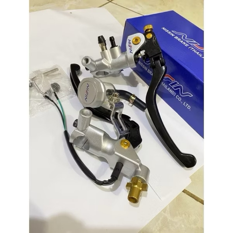 NISSIN BRAKE MASTER SET ซ้ายขวา UNIVERSAL BEAT MOTORCYCLE VARIO SCOOPY ...