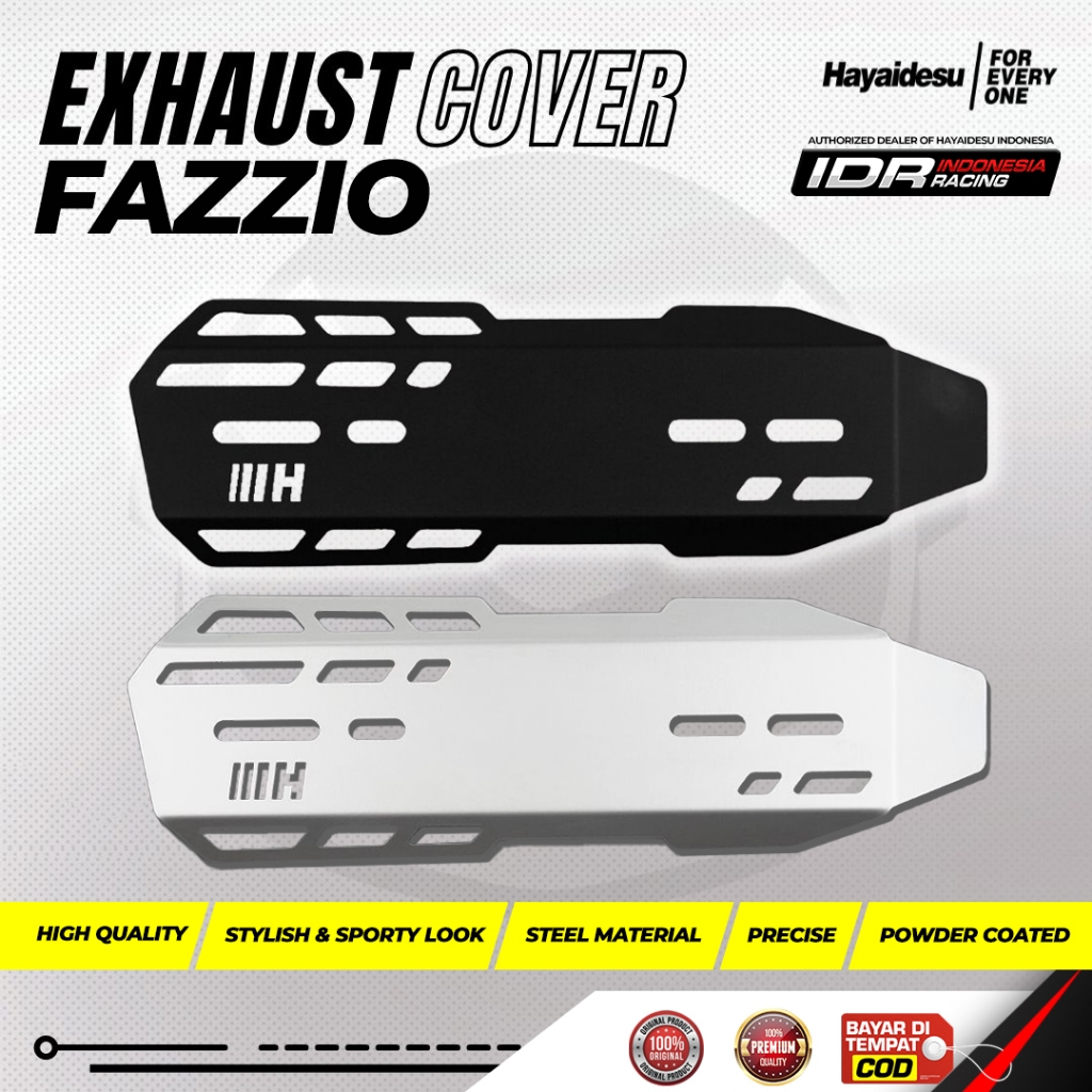 Yamaha Fazzio Hayidesu Exhaust Cover Shield ฝาครอบท่อไอเสีย | Shopee ...