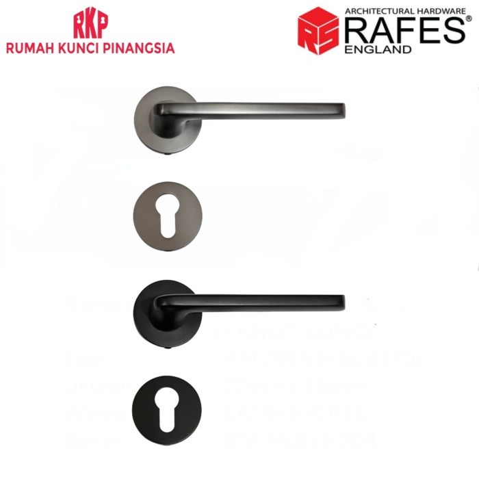 ROSES HANDLE มือจับประตู RAFES // HX 0636 HX 0637 | Shopee Thailand