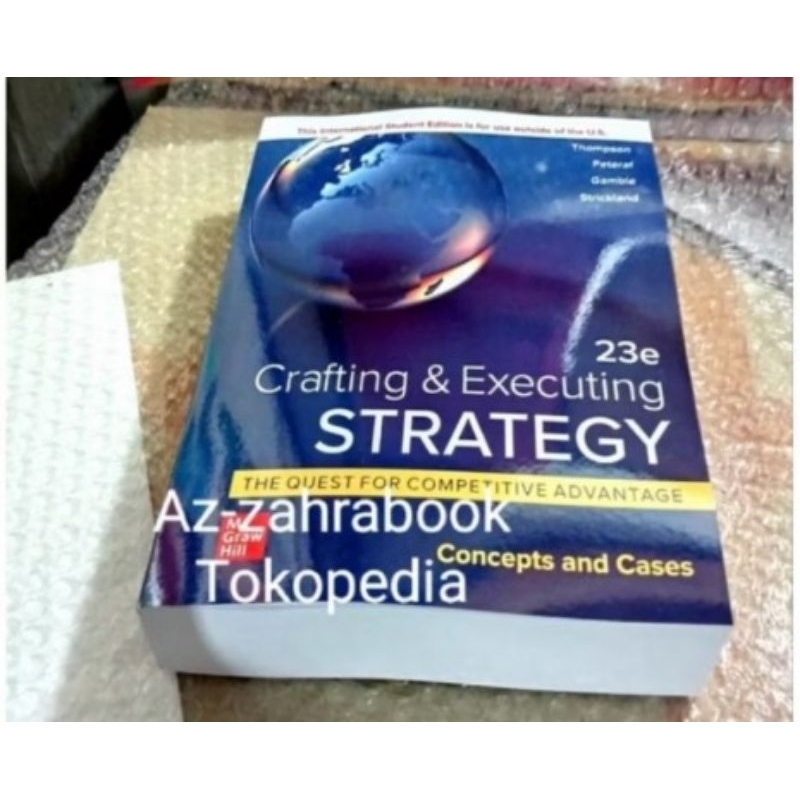 หนังสือ Crafting & Executing Strategy แนวคิดและคดี 23E โดย Thompson | Shopee Thailand