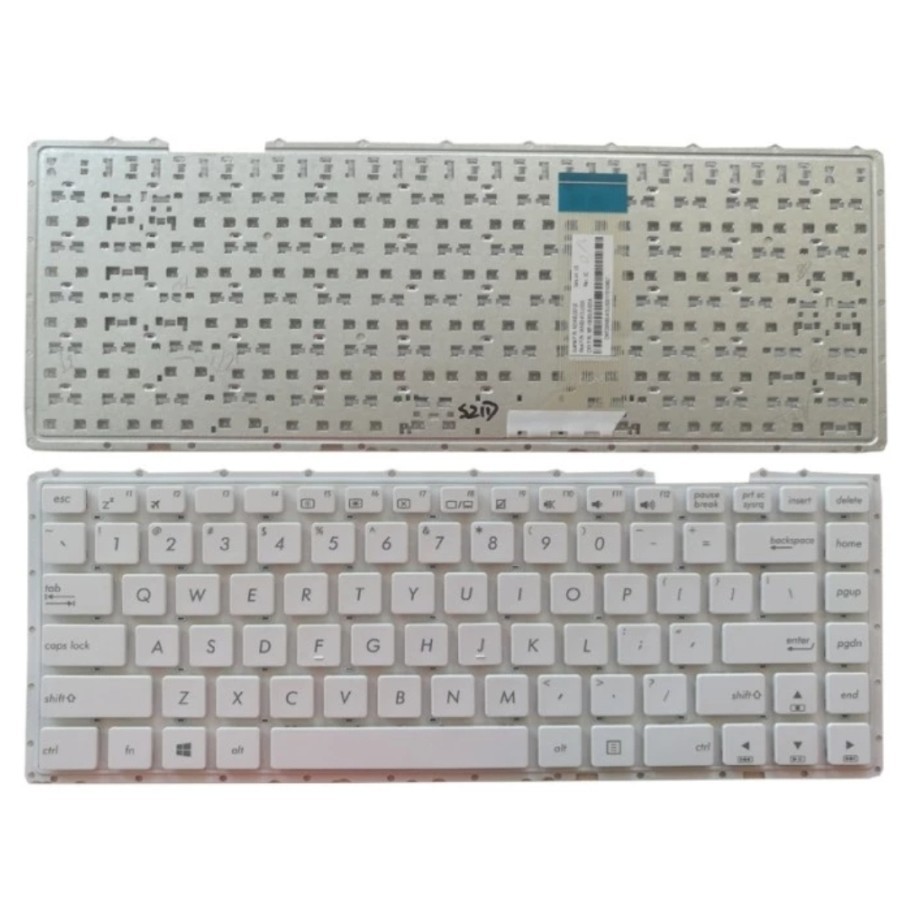 Putih Asus X450 X450C X450CA A450CA A450C X453 X453M X453MA คีย์บอร์ดสี ...