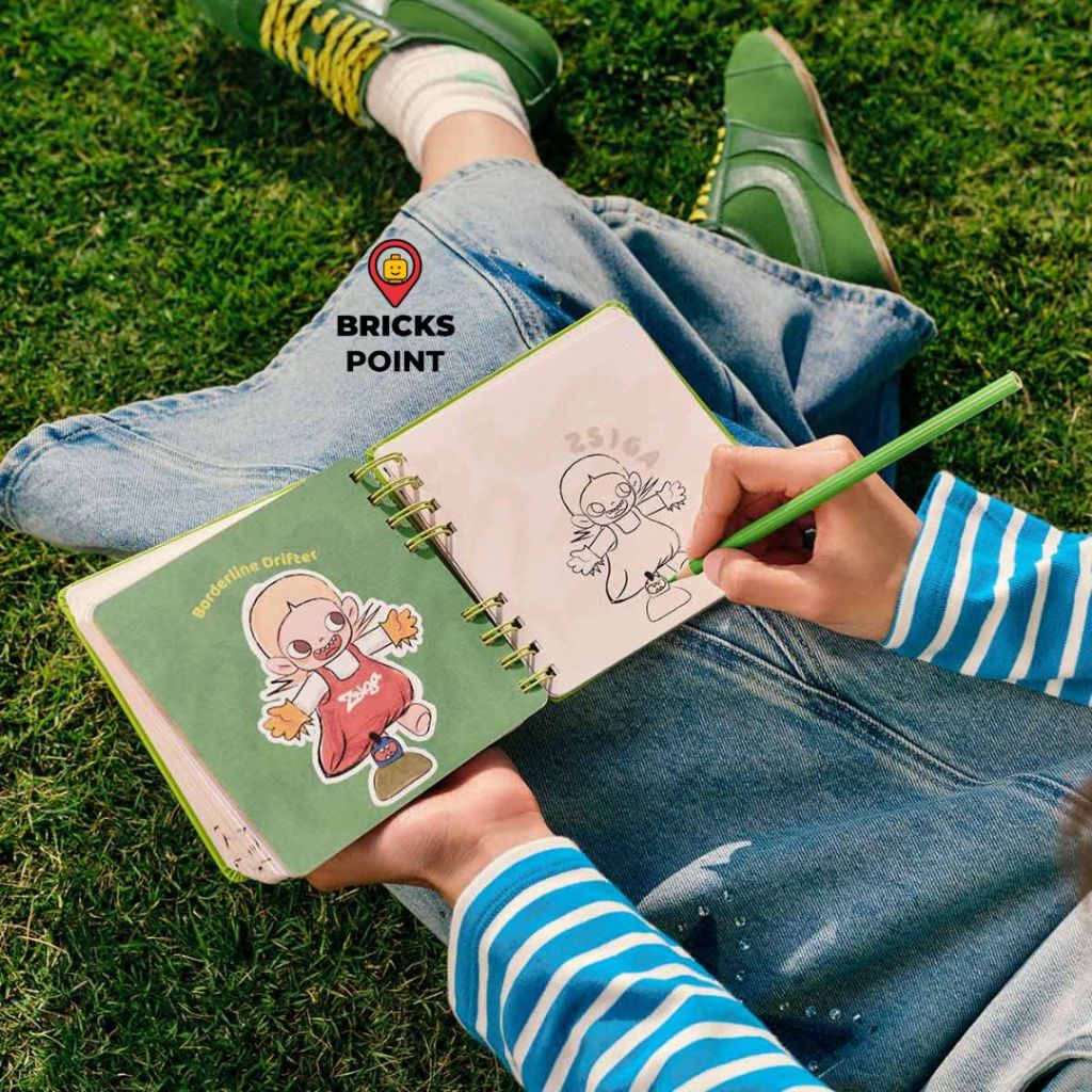 Pop MART ORIGINAL ZSIGA BORDERLINE DIFTER SERIES POCKET NOTEBOOK ...