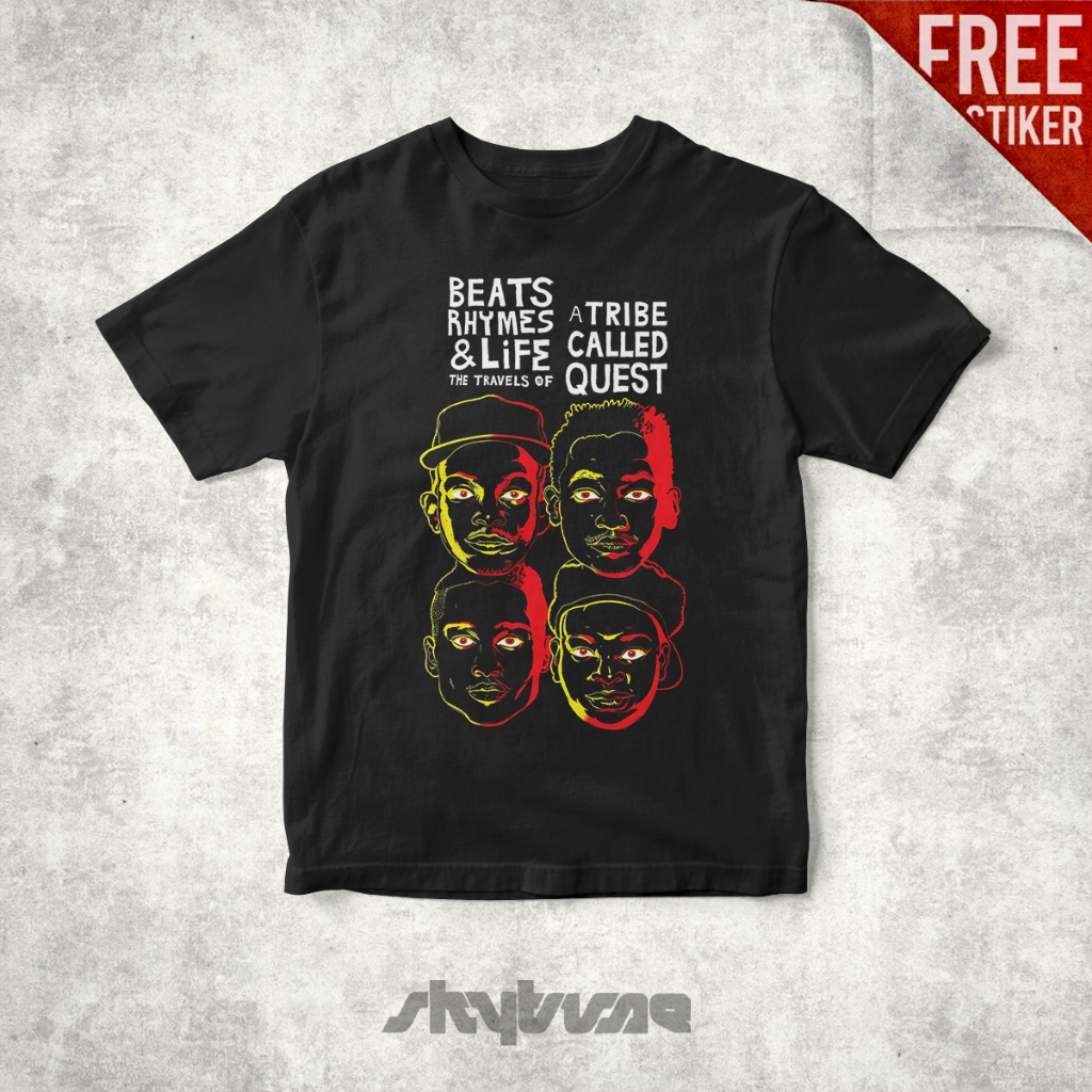 SKYTUNE - ATCQ A Tribe Called Quest Music Merch เสื้อยืด Bootleg ขนาด ...