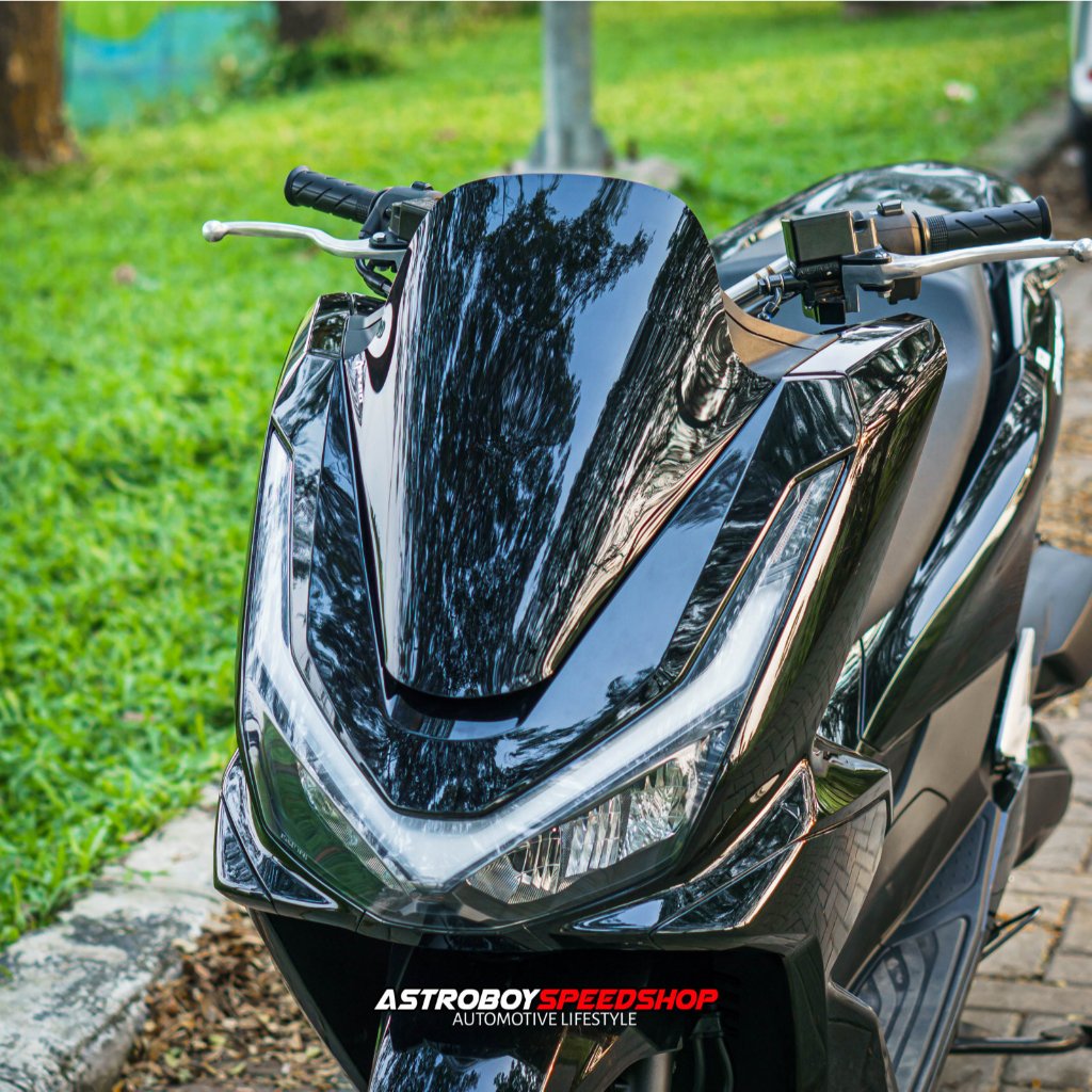 VISOR WINDSHIELD PCX 160 NEW 2025 ABS CBS ROADSYNC STANDARD MODEL ...