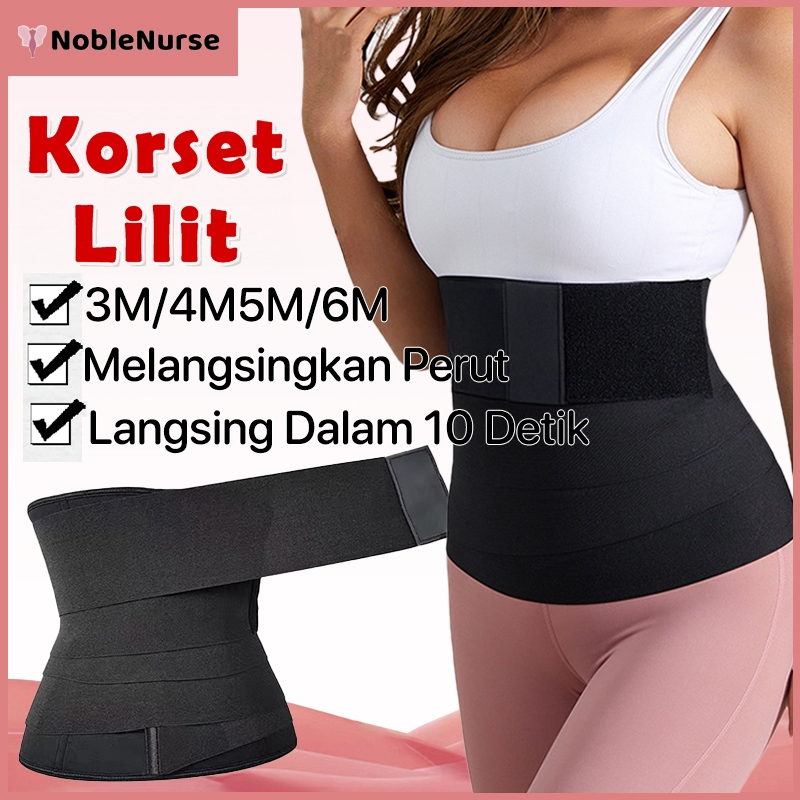 ห่อรัดตัว 3M-6M Slimming Hot Stretch Elastic Pot Shaper Body Belt Belly Burner RA01 | Shopee ...