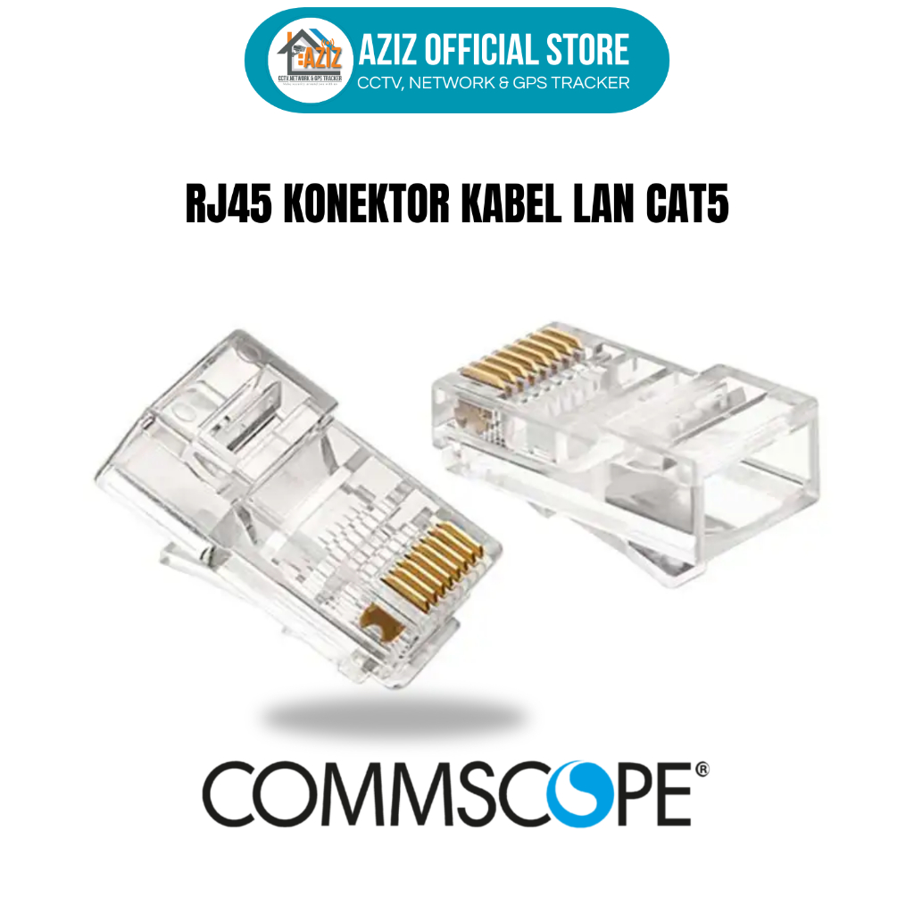 RJ45 UTP CAT5 COMMSCOPE CONNECTOR (PER SEED) | Shopee Thailand