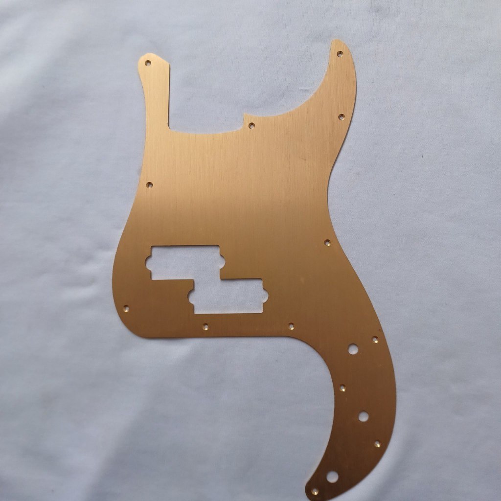 Anodized Gold Precision Bass Guitar Fender Body Protector Pickguard ...