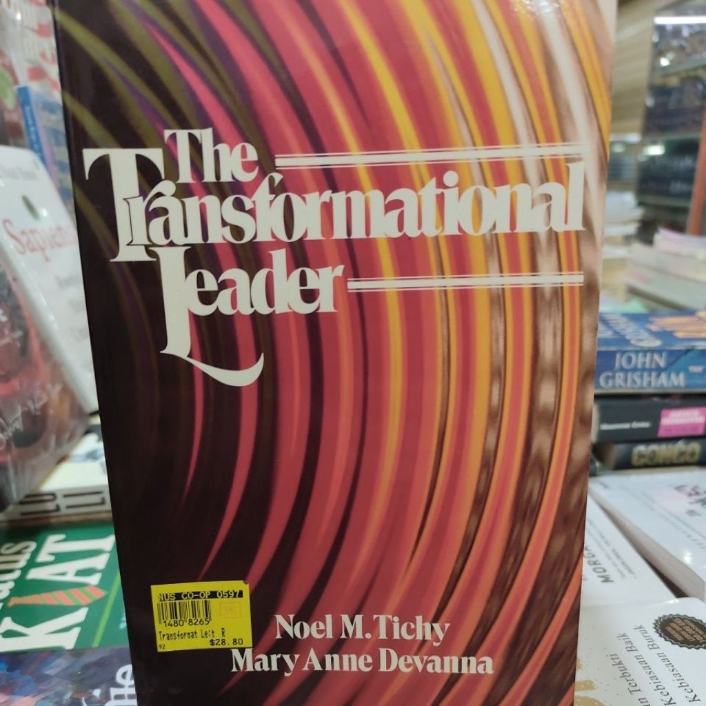 หนังสือต้นฉบับ The Transformational Leader - Neol M. ทิคชี่ แมรี่แอนน์ เนื่องจาก | Shopee Thailand