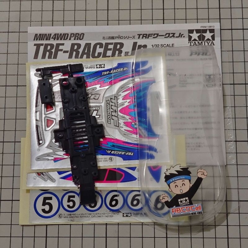 Tamiya สติกเกอร์ร่างกาย trf racer jr Polyคาร์บอเนต 18613 สําหรับแชสซี ...