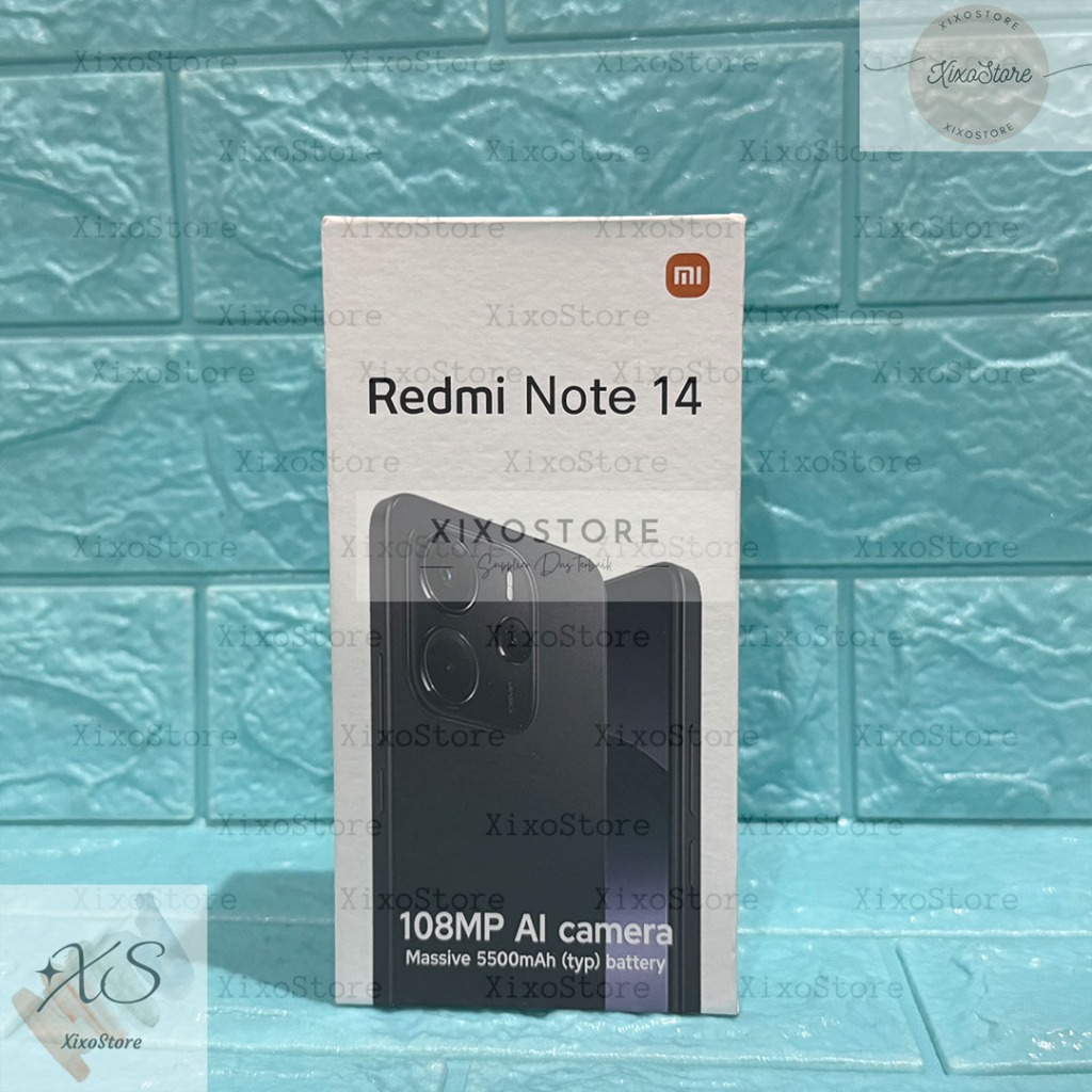 DUS / BOX REDMI NOTE 14 สติ๊กเกอร์ฟรีและอุปกรณ์เสริมแบบเต็ม - เครื่อง ...