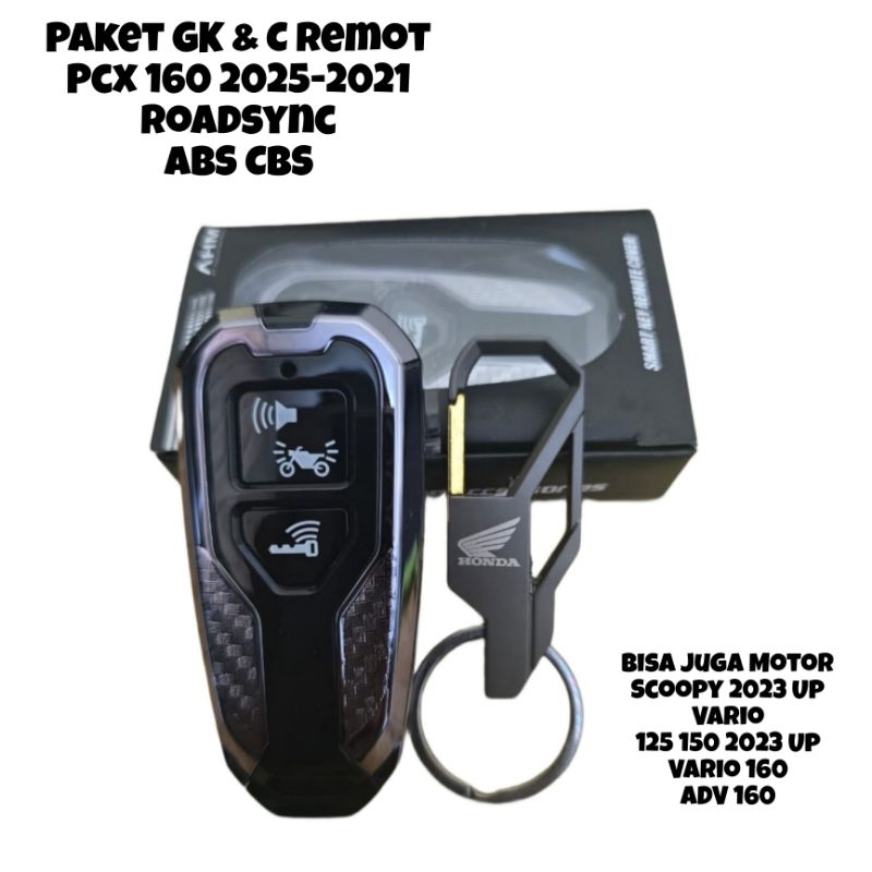 Gantungan พวงกุญแจและแพ็คเกจ Remote C PCX 160 2025-2021 Roadsync Abs ...