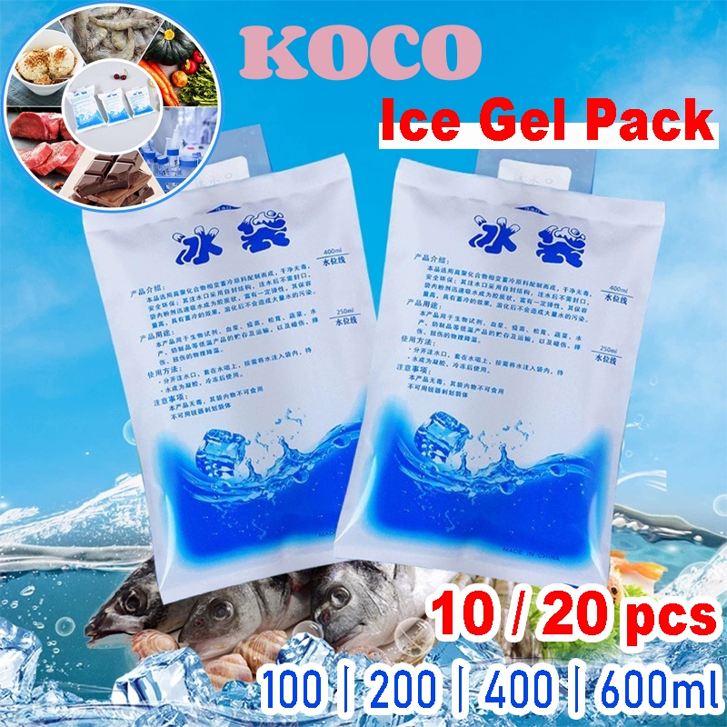 10/20pcs Ice Gel Pack Food Cooler Ice Bags Thermafreeze Jelly Pack ...