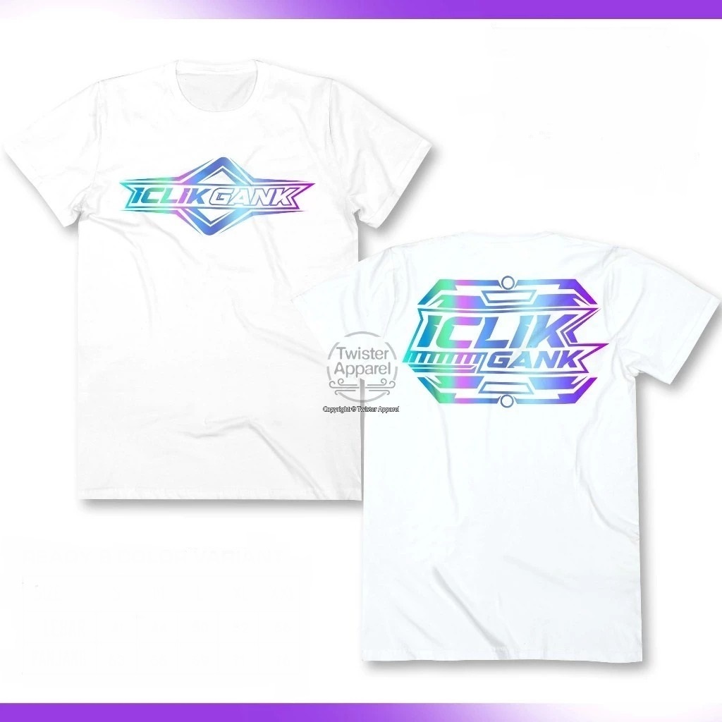 เสื้อยืด Iclik Gank สกรีนลาย Nyala สะท้อนแสง - เสื้อยืด Distro พร้อมคํา ...