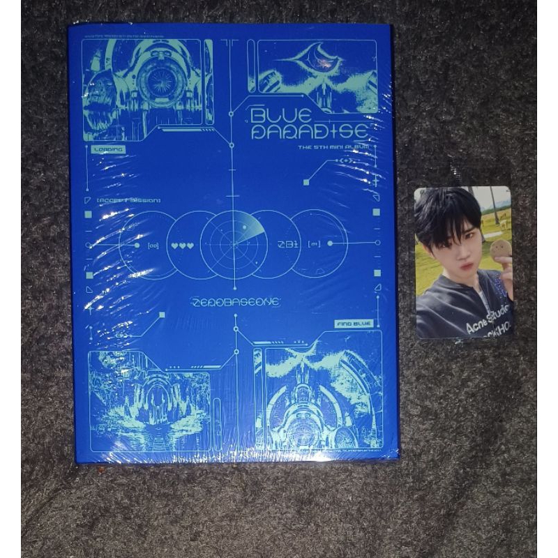 ZEROBASEONE 5TH MINI ALBUM BLUE PARADISE PHOTOBOOK PB SEEK VER SEALED + POB TERAE ZB1 KTOWN4U ...
